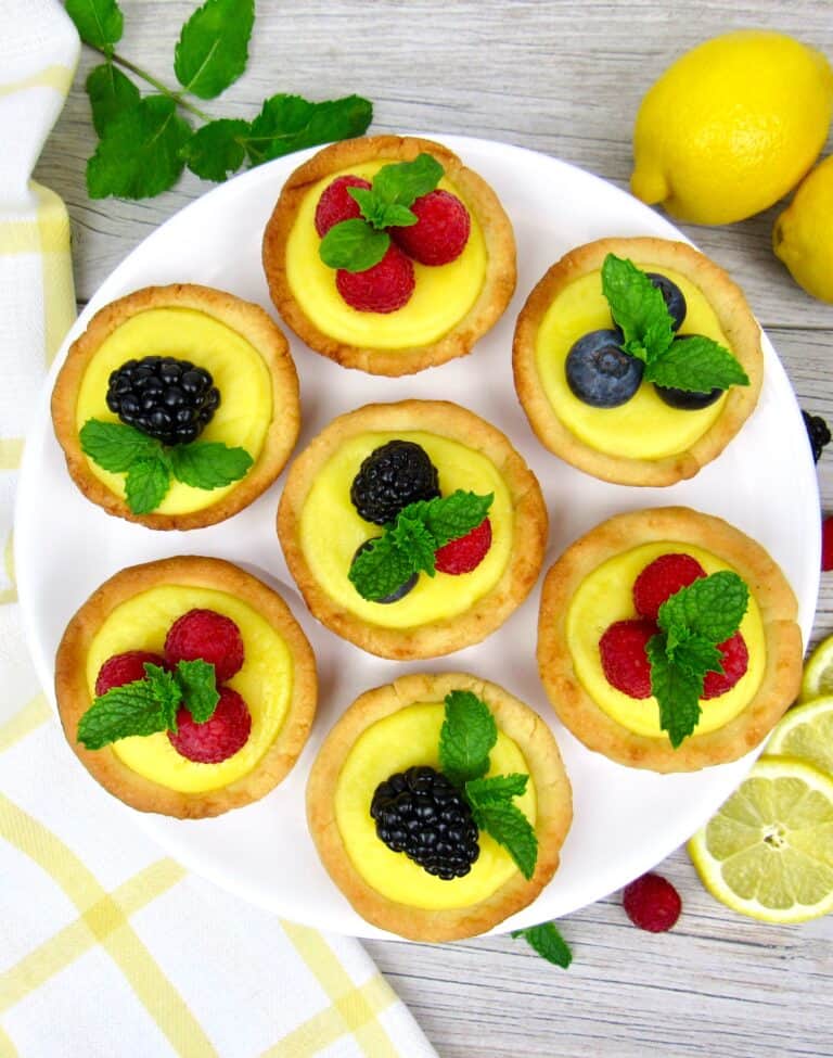 Mini Keto Lemon Curd Tarts (Gluten Free) - Keto Cooking Christian