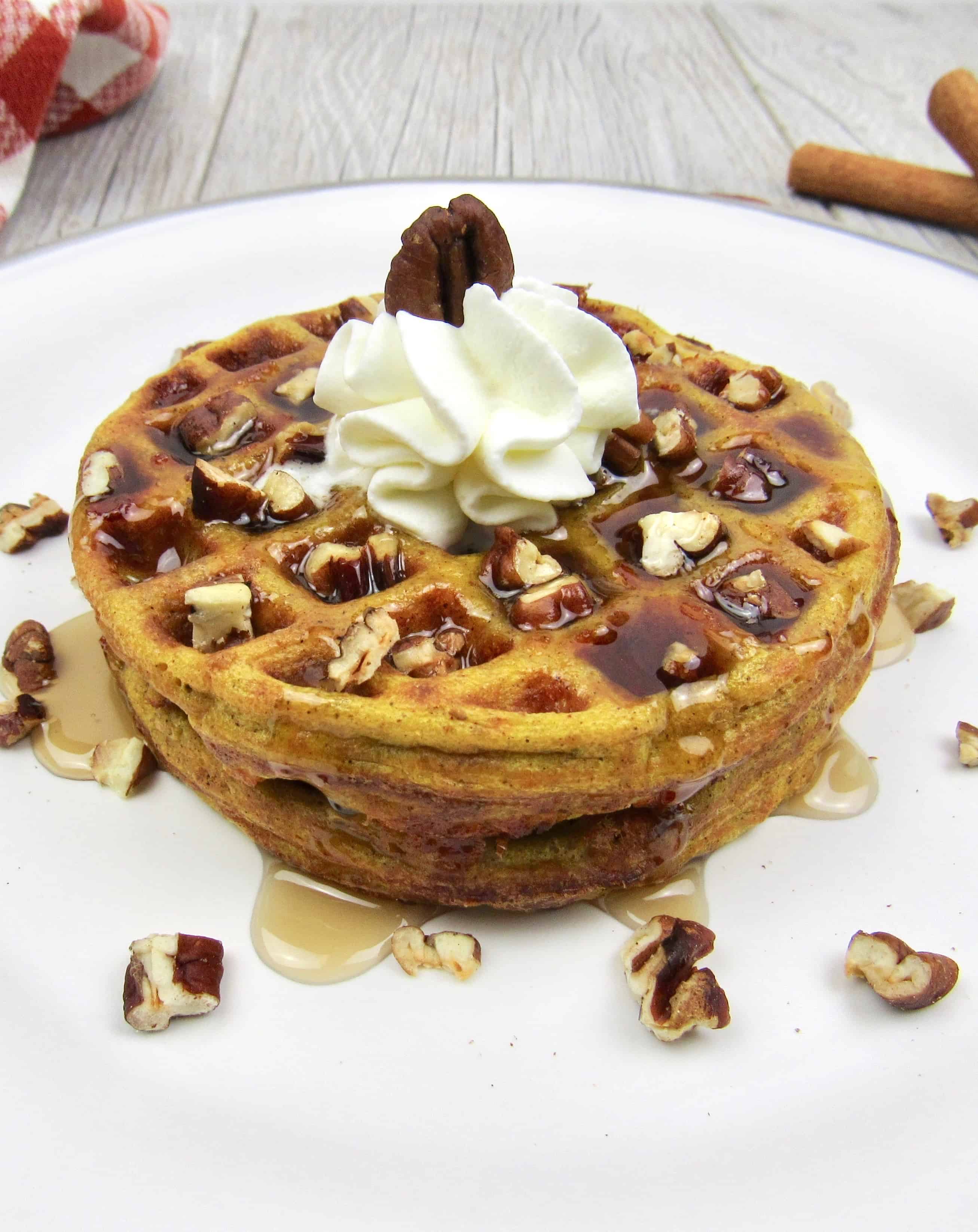 Keto Pumpkin Chaffles - Keto Cooking Christian