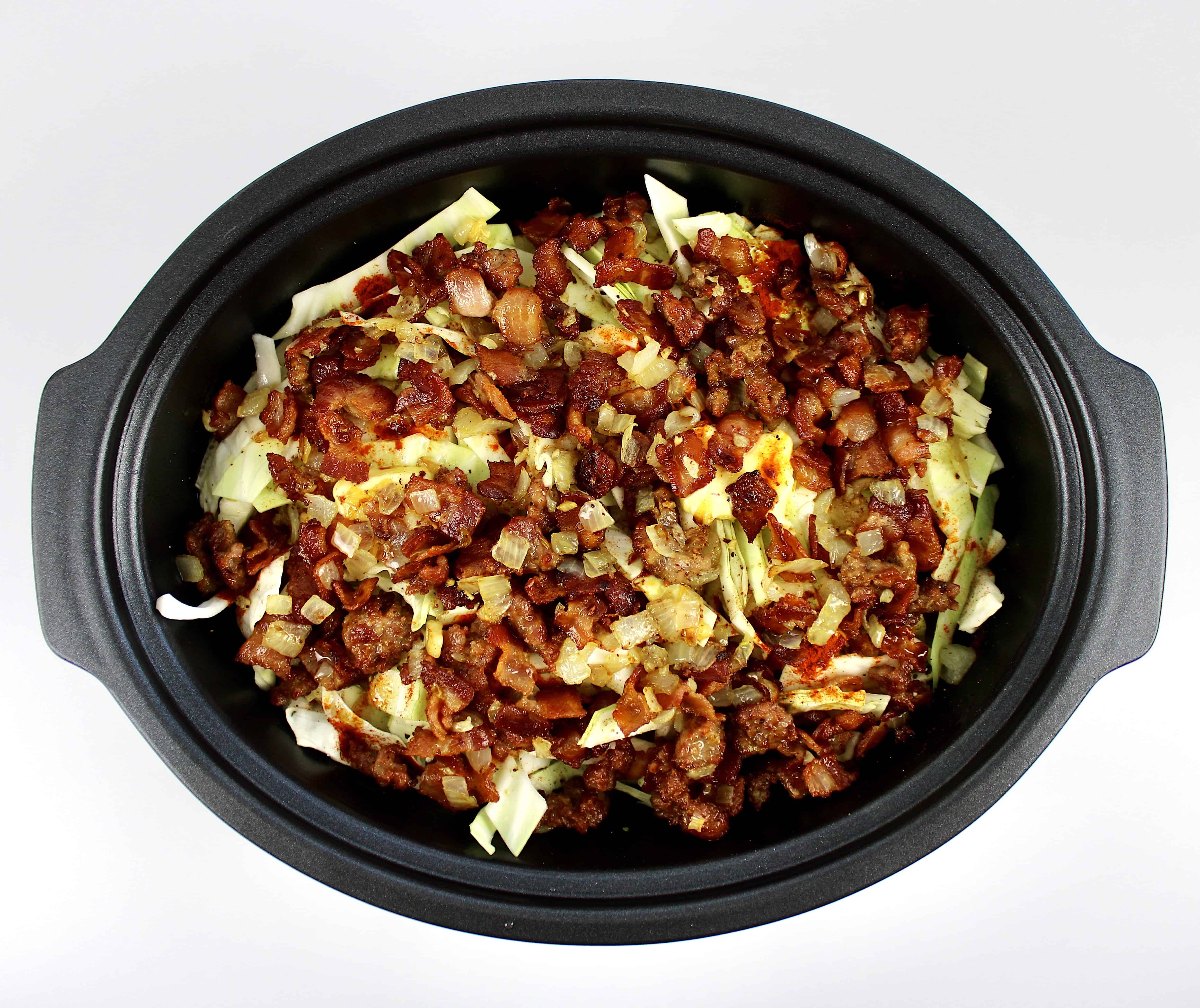 Slow Cooker Cabbage - Keto Cooking Christian