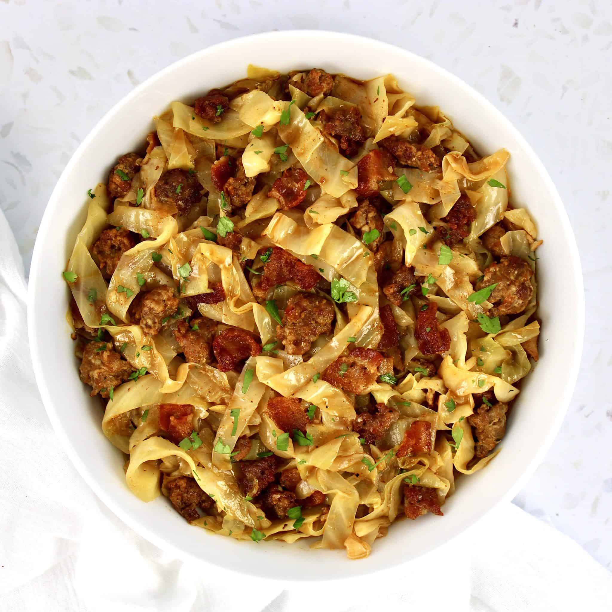 Slow Cooker Cabbage - Keto Cooking Christian