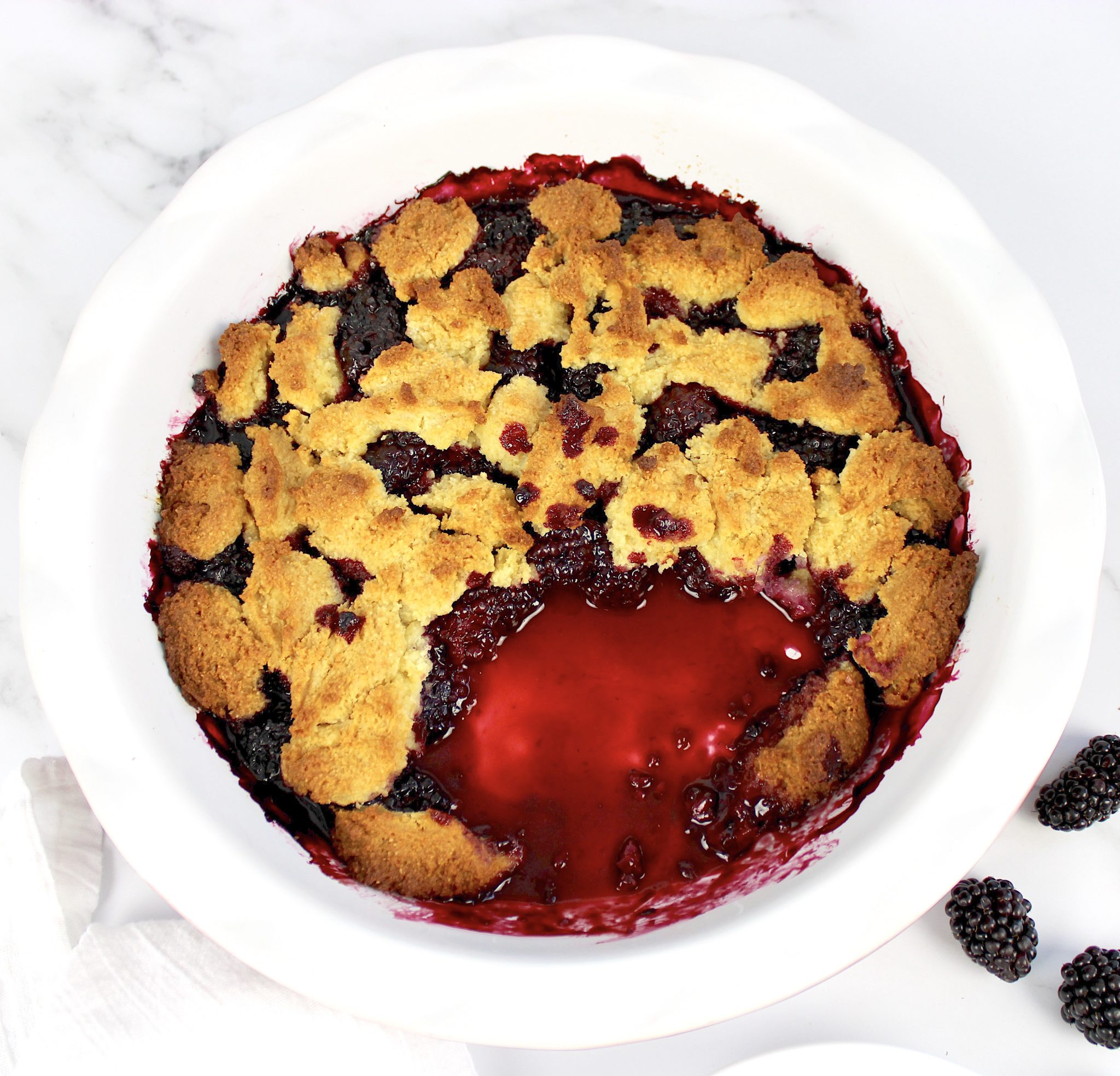 Keto Blackberry Cobbler - Keto Cooking Christian
