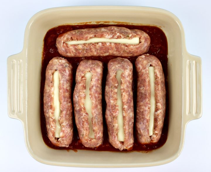 Cheese Stuffed Italian Sausage - Keto Cooking Christian
