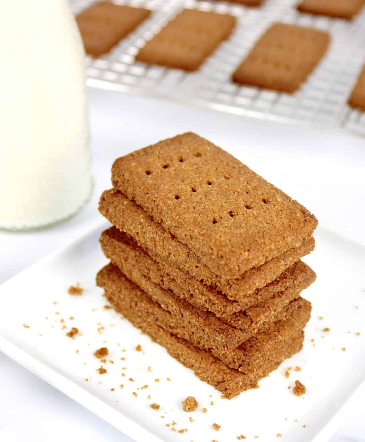 Keto Graham Crackers - Keto Cooking Christian