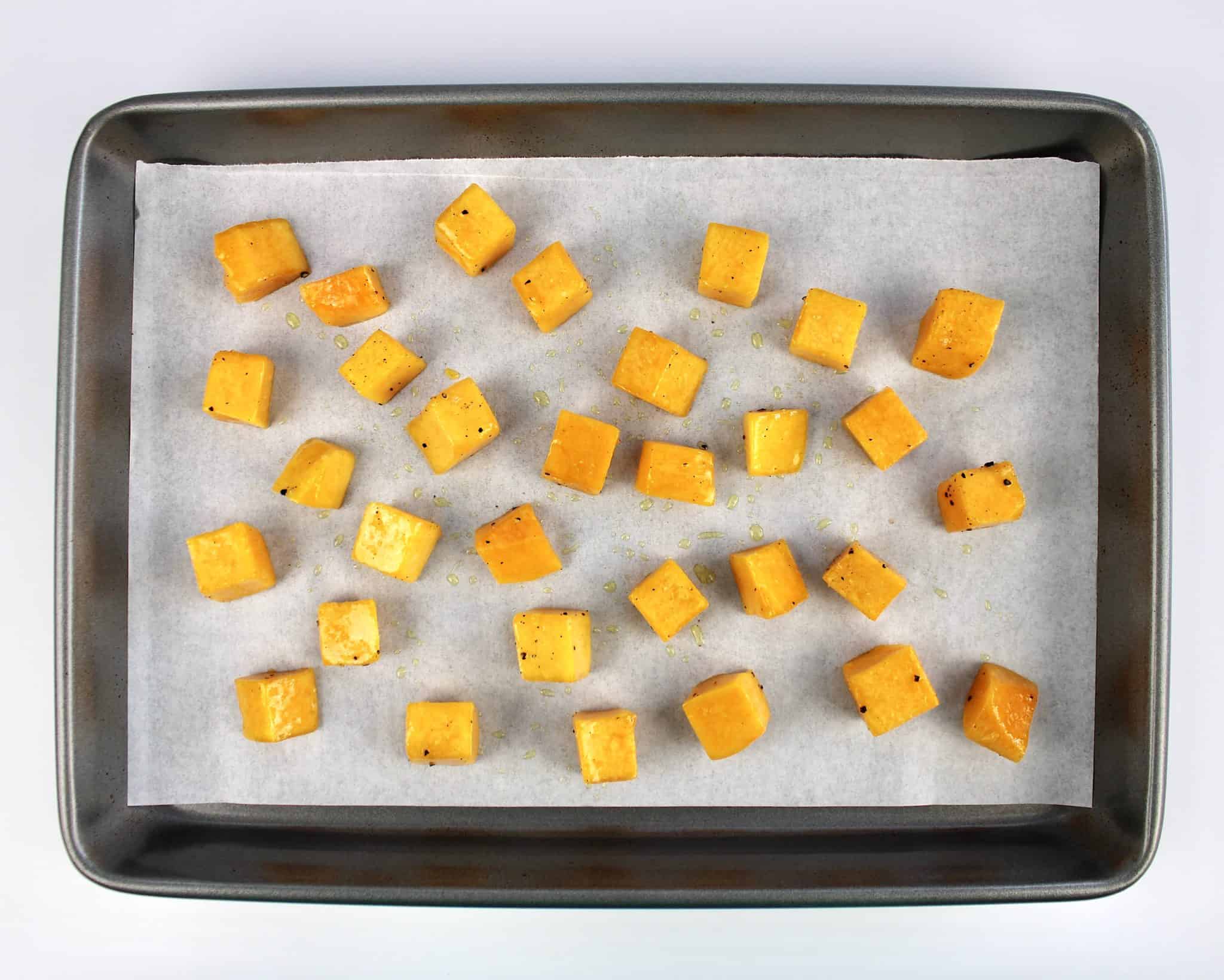 Kale Salad with Roasted Butternut Squash - Keto Cooking Christian