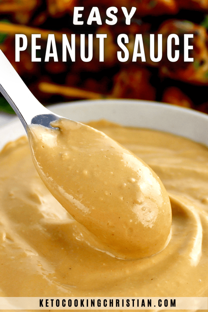 Easy Peanut Sauce - Keto Cooking Christian