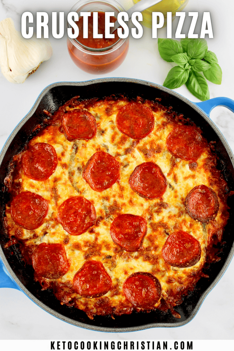 Crustless Pizza - Keto Cooking Christian
