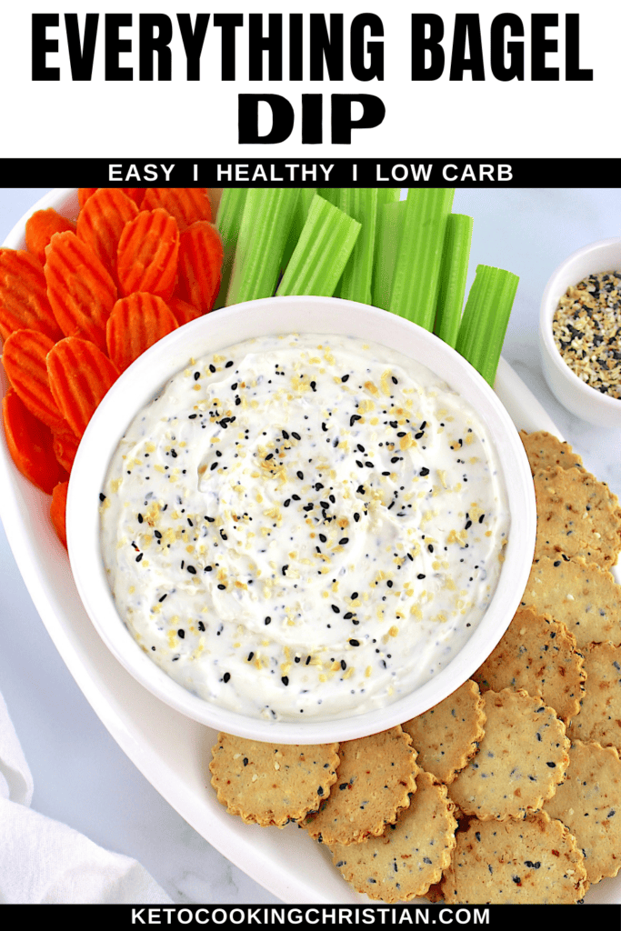 Everything Bagel Dip - Keto Cooking Christian