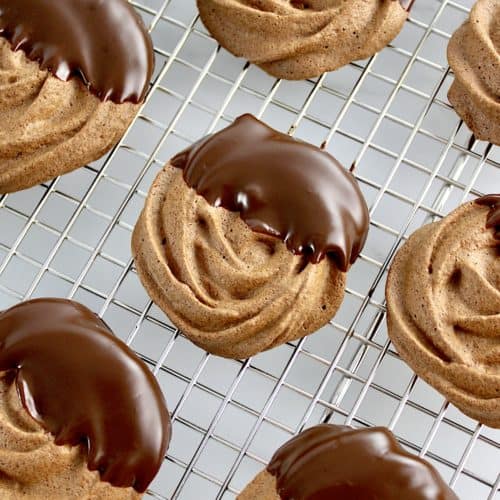 Mocha Meringue Cookies - Keto Cooking Christian