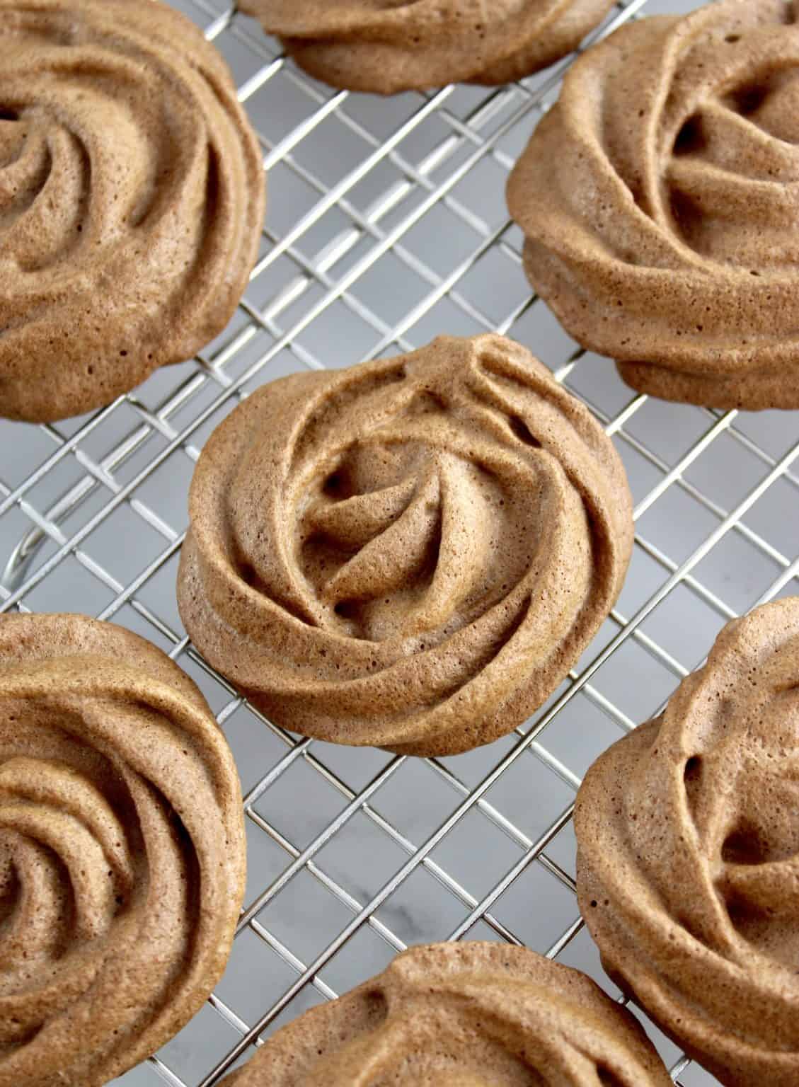 Mocha Meringue Cookies - Keto Cooking Christian
