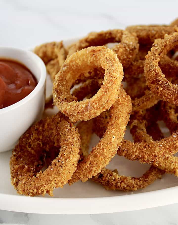Air Fryer Onion Rings - Keto Cooking Christian