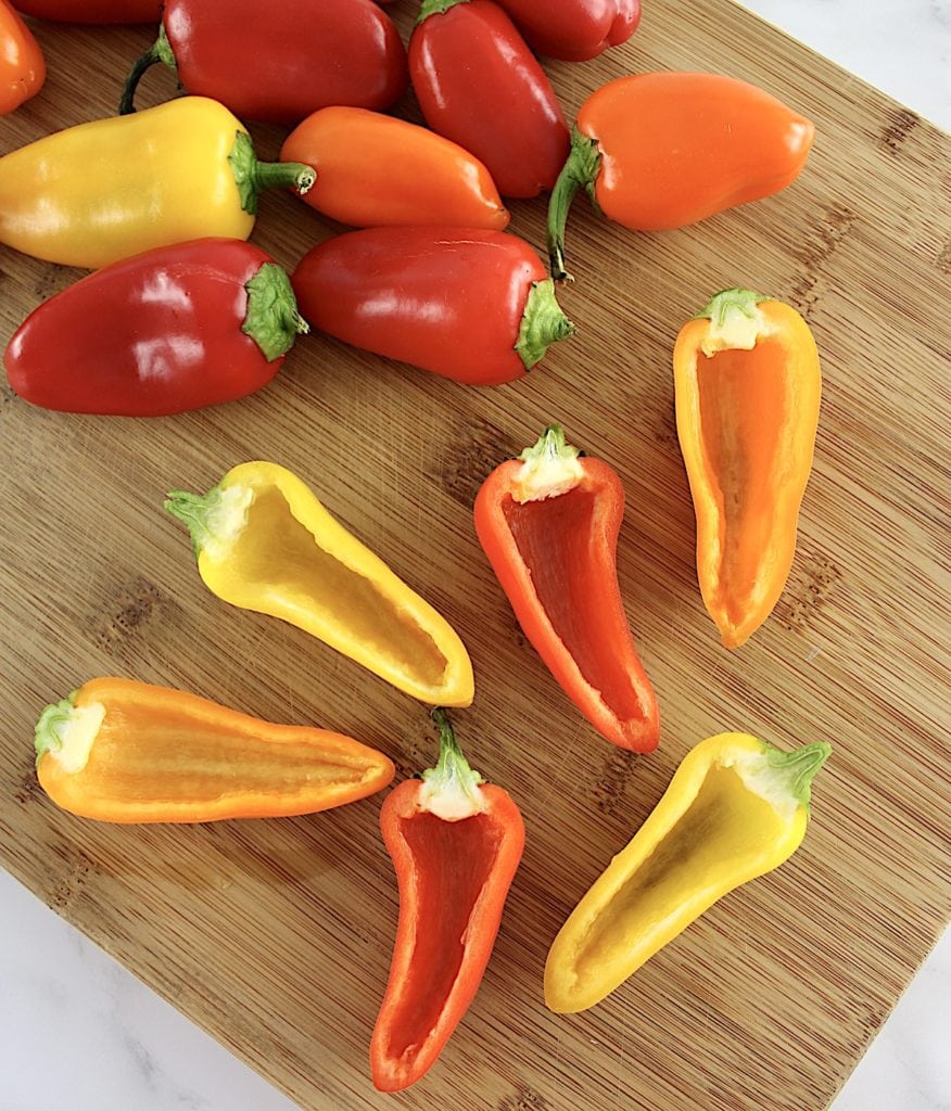 Everything Bagel Stuffed Mini Peppers - Keto Cooking Christian